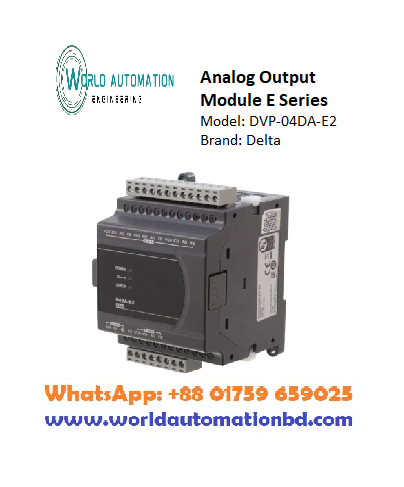 Delta Analog Output Module-DVP-04DA-E2