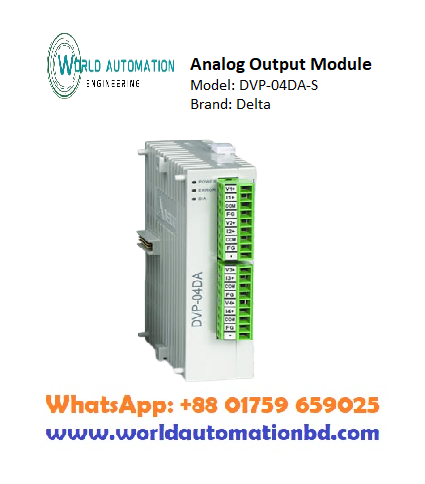 DVP-04DA-S-Delta Analog Output Module