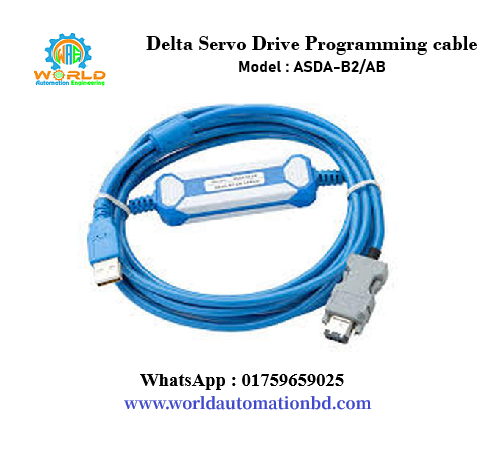 ASDA-B2/AB Delta Servo Drive Programming cable
